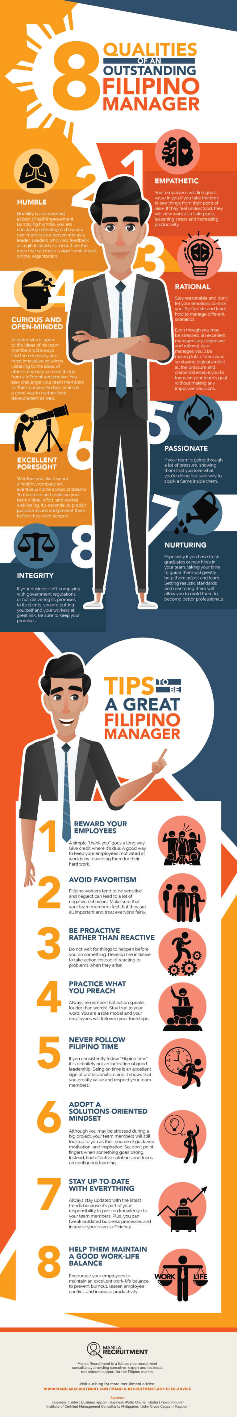 8 Qualities of an Outstanding Filipino Manager (Infographic) | Business ...